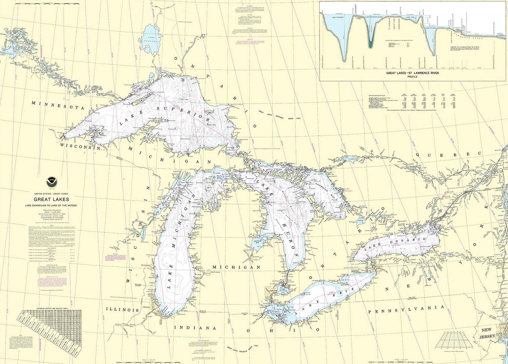 Upper Peninsula and Great Lakes Maps